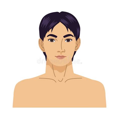 Joven Desnudo Ilustración Del Vector Ilustración De Hombre 246983490