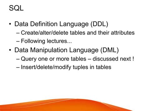 Basic Sql Knowledge Data Type Table Query Ppt Free Download