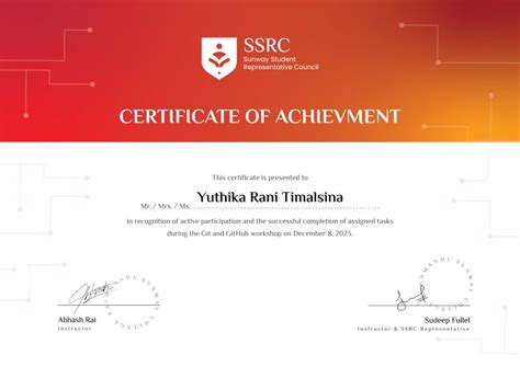 yuthika rani timalsina on linkedin git github