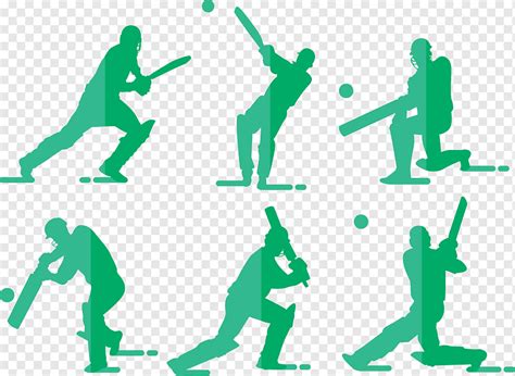 크리켓 선수 실루엣 Png Pngwing