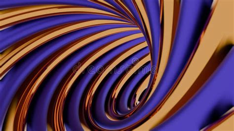 Abstract Colorful Rotating Spiral Stripes Design Optical Illusion In