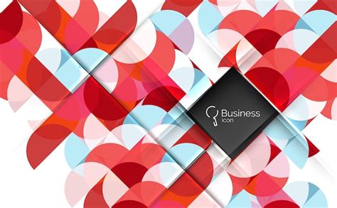 Premium Vector Circle And Triangle Abstract Background Vector Template Background For Workflow