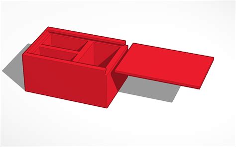 3d Design Box With Slide In Lid Tinkercad