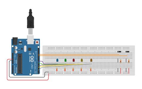 Circuit Design Simulazione Porte Logiche Con Arduino Tinkercad
