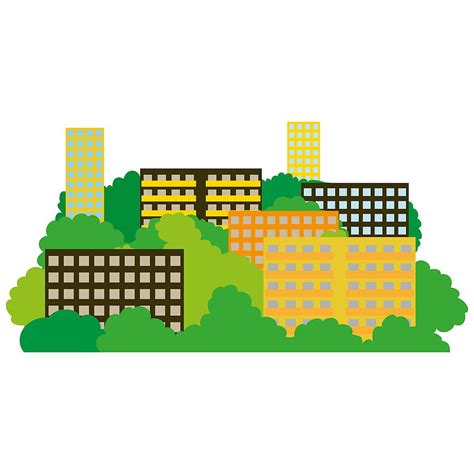 현대 건물 네트워크 벡터와 스마트 시티 Ai Eps Uidownload