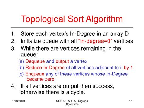 directed graph algorithms ppt download