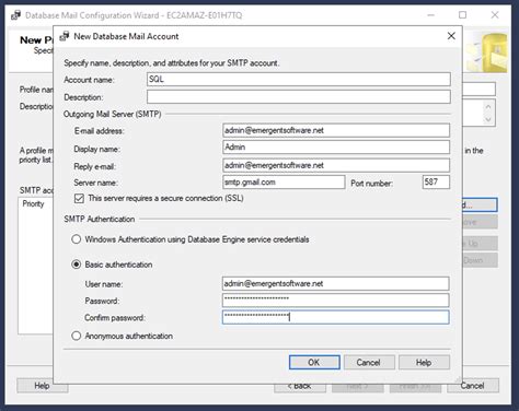 Setting Up Database Mail And Sql Agent Alerts