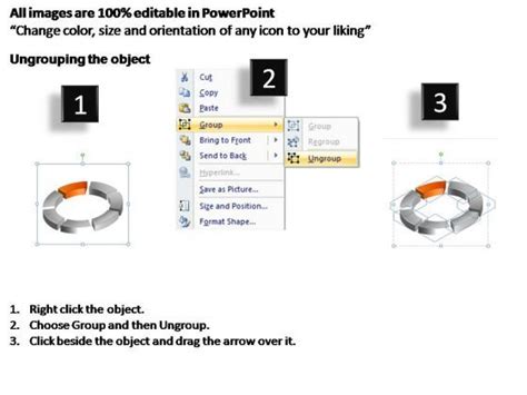 PowerPoint Backgrounds Cycle Process Ring Process Ppt Slide Designs