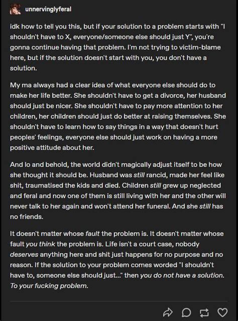 life isn t fair and no amount of whining will fix that r tumblr