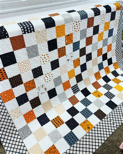 Patchwork Quilt PDF Pattern Etsy