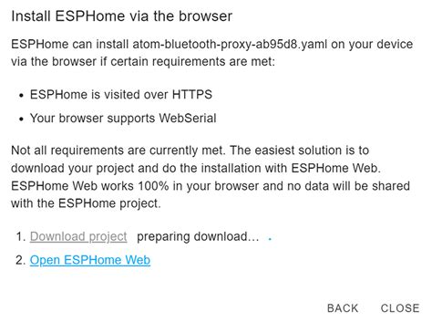 Esp Home Bluetooth Proxy Issue With M5 Atom Lite Esphome Home