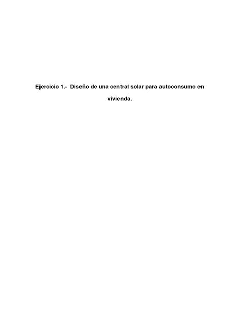 Ejercicio 1 Pvsyst Pdf