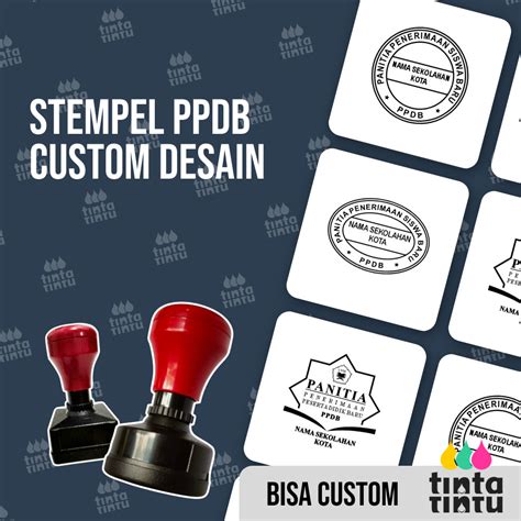Jual Stempel Ppdb Custom Desain Shopee Indonesia