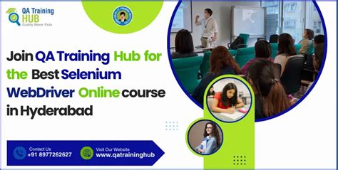 Best Selenium WebDriver Online Course In Hyderabad QA Training Hub