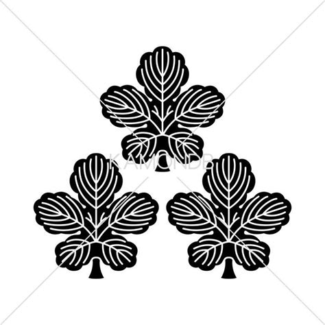 三つ盛梶の葉 家紋DB