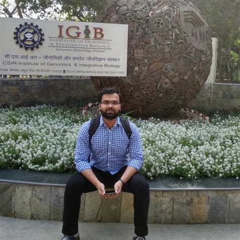 Saurav Choudhary Research Trainee Bachelor Of Technology Eminent Biosciences Indore