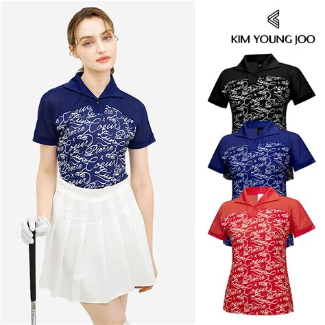 타임특가 11 김영주 여성 골프웨어 여름 실비아 냉감 기능성 메쉬 반팔 티셔츠 딜팡 골프용품 전문쇼핑몰