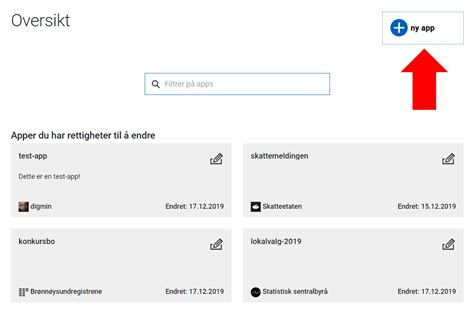 Create App In Altinn Studio Altinn Digitalisering Utvikling