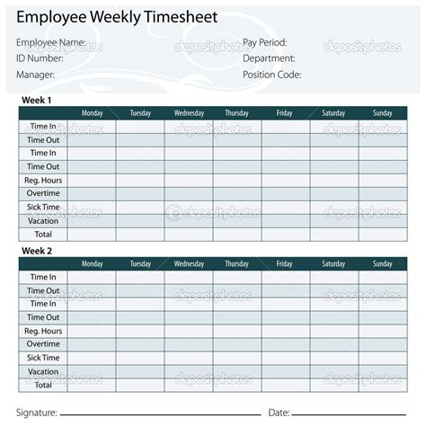 Employee Timecard Template Excel Template Vercel App