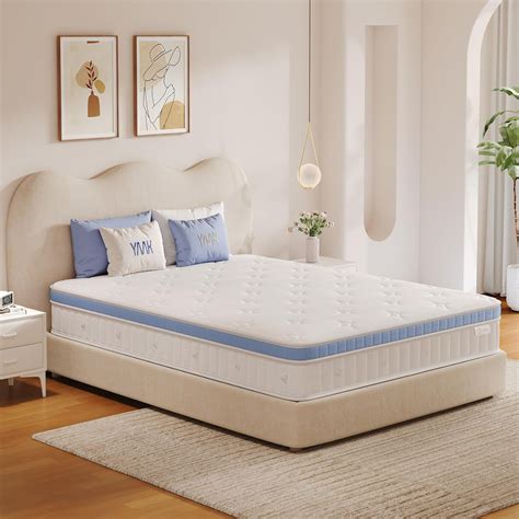 Alwyn Home Pocket Spring Blend Mattress Breathable Memory Foam Medium