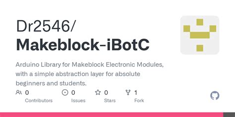 Github Dr2546makeblock Ibotc Arduino Library For Makeblock