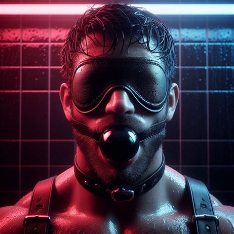 Another Ai Generated Image Another Guy Bound And Gagged Cybertied On