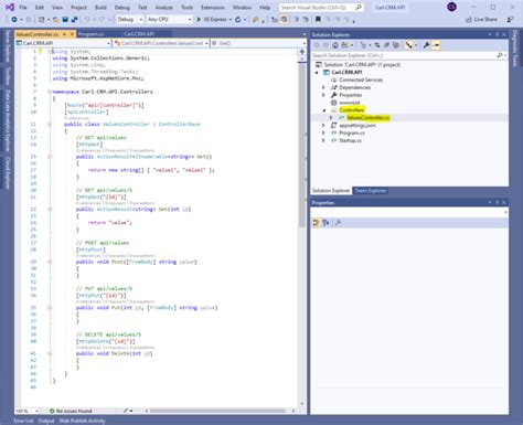 Create An ASP NET Core API In Visual Studio And Publish To Azure Carl De Souza