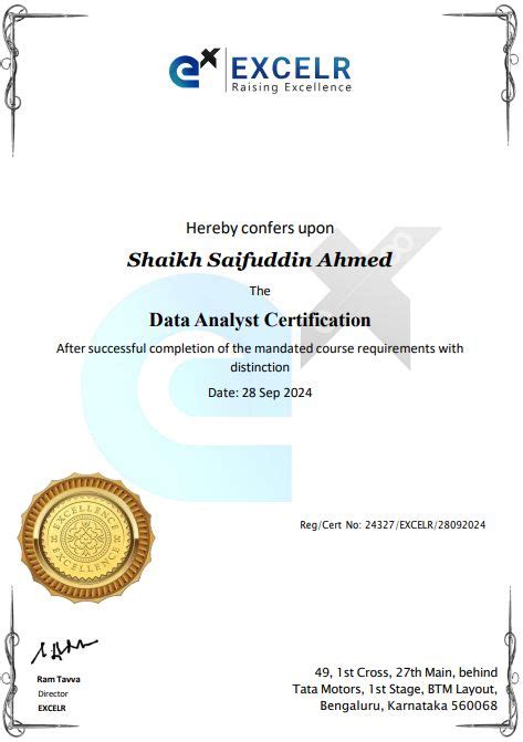 shaikh saifuddin ahmed on linkedin dataanalytics excelr datascience businessintelligence