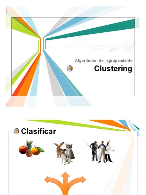 Algoritmos De Agrupamiento Clustering Pdf Conjunto Matemáticas