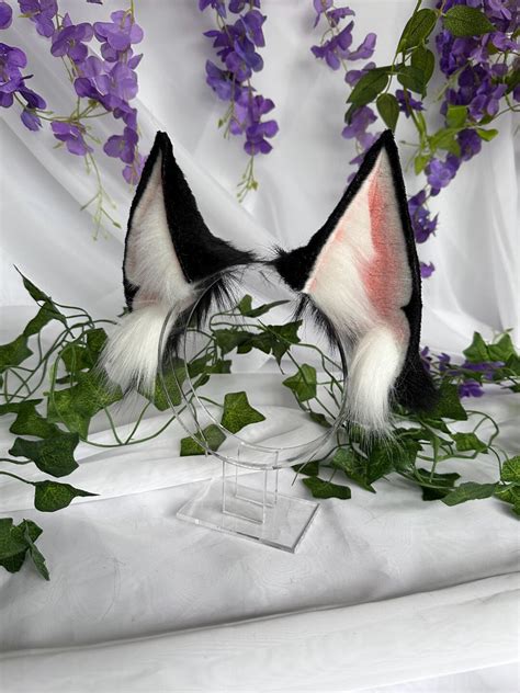 Ahri Inspired Fox Ears Cosplay Kitsune Fox Ears 105 Cm Etsy