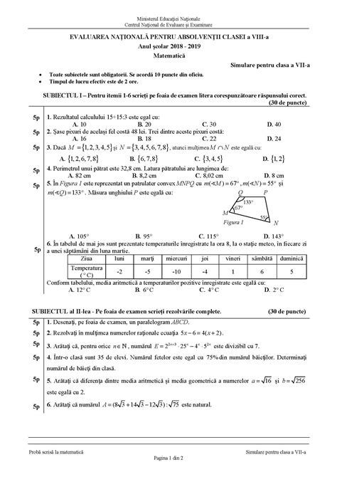 Subiecte Simulare Clasa A 8 A 2021 Subiecte Simulare Evaluare Porn
