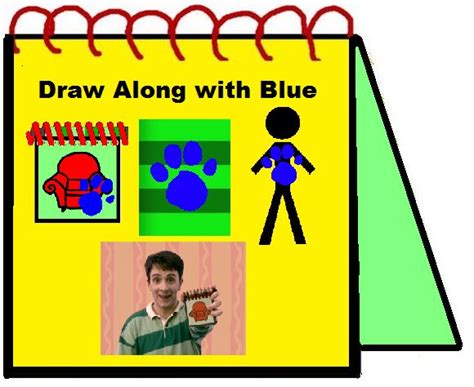 Blues Clues Draw Along With Blue