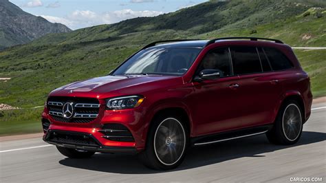 2020 Mercedes Benz Gls 580 Color Designo Cardinal Red Us Spec