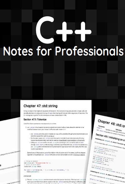 C Plus Plus Notes For Professionals Coding Notes For Profess Inspire Uplift