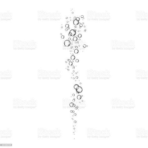 수 중 Fizzing 공기 거품 흰색 바탕에 흐름 물 바다 수족관에 산소입니다 소 다 팝입니다 탄산 음료입니다 해저 벡터 텍스처입니다 0명에 대한 스톡 벡터 아트 및 기타