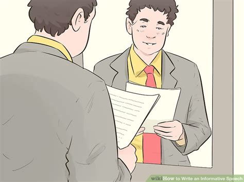 How To Write An Informative Speech Steps With Pictures
