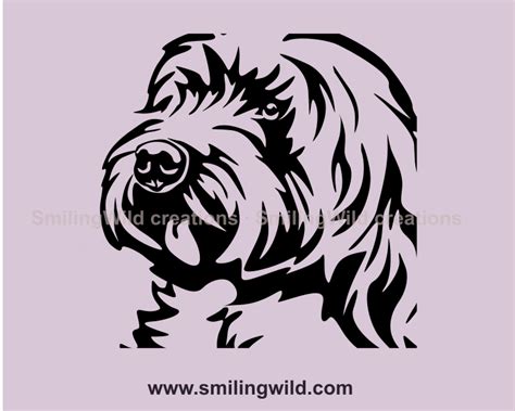 Sitting Cockapoo Svg Clip Art Vector Application Smiling Wild Svg