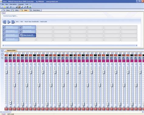 Proled Stand Alone Dmx Controller Pro2 By Sunlite