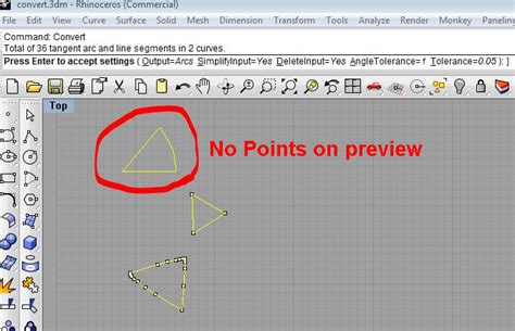 Convert Input And Output Object Array Counts Do Not Match Rhino
