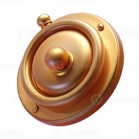 Elegant Traditional Victorian Doorbell Brass Button Genuine 59130052 Png