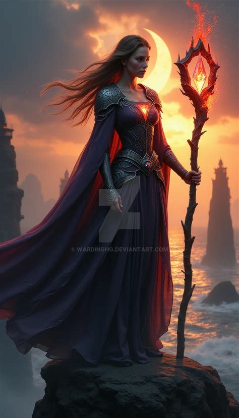 Lyra Stormveil Fire Mage By Wardinghg On Deviantart