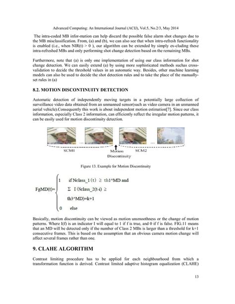 Motion Detection In Compressed Video Using Macroblock Classification Pdf
