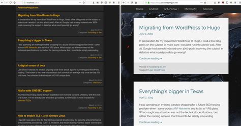 migrating from wordpress to hugo