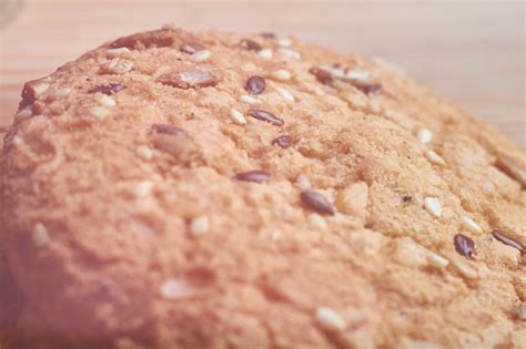 참 깨 아마 해바라기 씨와 근접 촬영 귀리 큰 비스킷 매크로 갈색에 대한 스톡 사진 및 기타 이미지 갈색 건강에 좋지 않은 음식 건강한 생활방식 Istock