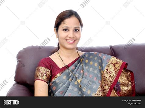 Indian Woman Sitting Image Photo Free Trial Bigstock