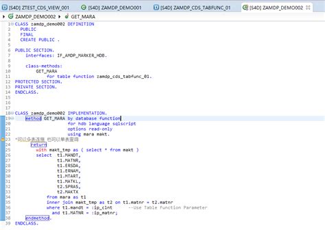 Sap 02 Amdp Functions For Cds Table Functions Seven1314pp 博客园