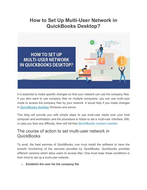 Set Up Multi User Network In Quickbooks Desktop Domilo9898 Page 1 4 Flip Pdf Online