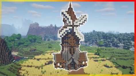 Large Minecraft Windmill Tbm Thebestmods
