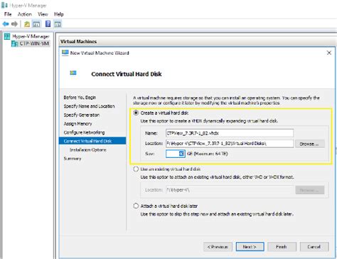 Creating A Virtualized Instance Of Ctpview Server On A Hyper V Server Ctp Juniper Networks