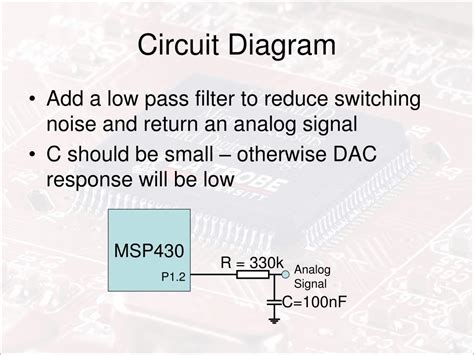 ppt lecture 16 digital to analog converter pwm implementation